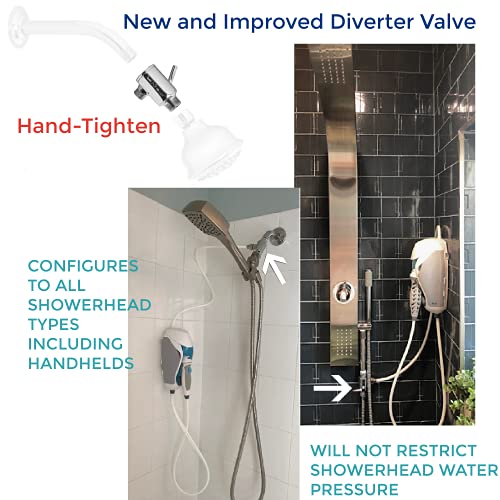 ToothShower Complete Oral Care Solution: ToothShower - 3-in-1 Toothbrush, Gum Massager, and Water Flossing Tip for Ultimate Dental Hygiene and Freshness