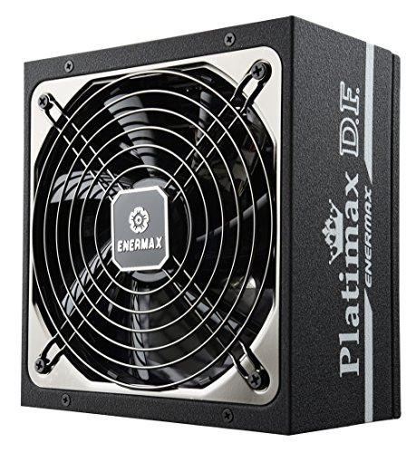 Enermax Platimax D.F. 80 PLUS Platinum Certified Full Modular 1050W Power Supply with Amazing DFR Technolohy and D.F. switch, Individual Sleeved Cable, 10 years Warranty , EPF1050EWT