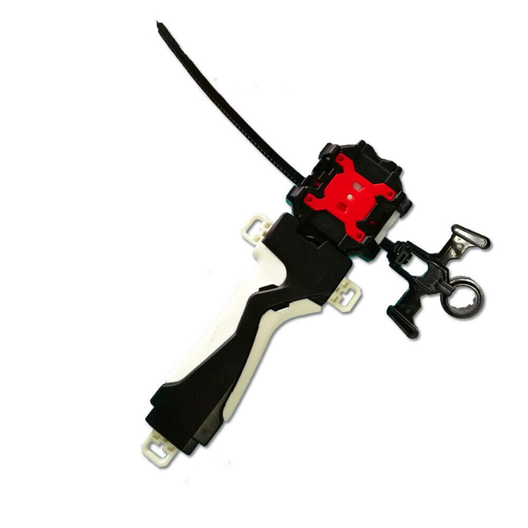 Bey Battle Burst Blade GT B-150 Union Achilles Cn Xt Black Left and Right Launcher Handle Starter Set Gaming Battling Top God Bay LR Bey Launcher Spinning Toys Gift for Boy