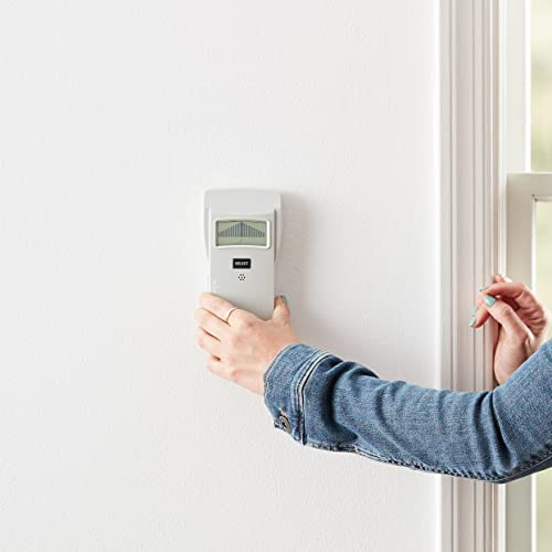 Amazon Basics Stud Finder Metal Wood AC Wire Scanner Beam Sensor Studs Center Finding 3-in-1 Electronic Joist Finders with LCD Display, Pebble