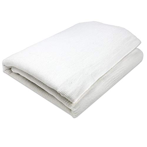 EverOne White Cotton Thermal Blanket, 66ā x 90ā