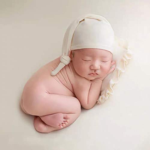 Sharely sheep Newborn Photography Wrap Blanket Props Infant Baby Boy Girl Photos Shoot Stretch Swaddle Wrap Hat Pillow Set Outfits
