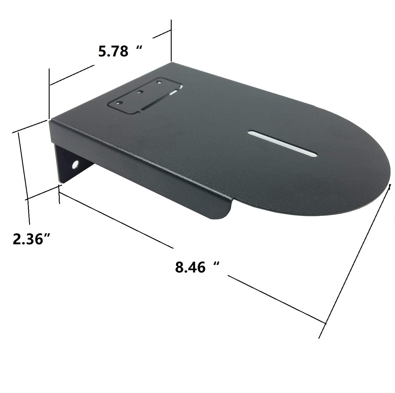 Jingchengmei Portable Electronic Device Mount, Black, Wall Mount Bracket, Compatible with PTZ Cameras, Loading Weight Capacity: 8 Pounds