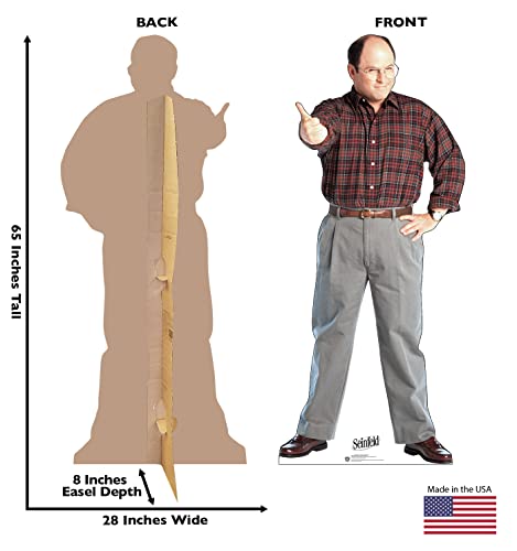 Cardboard People George Costanza Cardboard Cutout Standup - Seinfeld (TV Show)