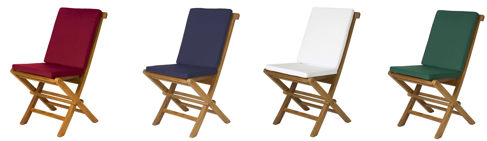 All Things Cedar TF22-2 Teak Folding Chair Set | Outdoor Patio Wooden Foldable Chairs | Fully Assembled, Java Finish, Solid Brass Fittings | Portable Outdoor Chairs 18x23x36