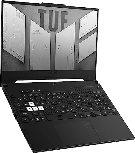ASUS TUF Dash F15 15.6” FHD (1920x1080) 144Hz Gaming Laptop | Intel 10-Core i7-12650H Processor | NVIDIA RTX 3070 8GB Graphics | Backlit Key | Tunderbolt 4 | WiFi 6 | 16GB DDR5 1TB SSD | Win10 Home