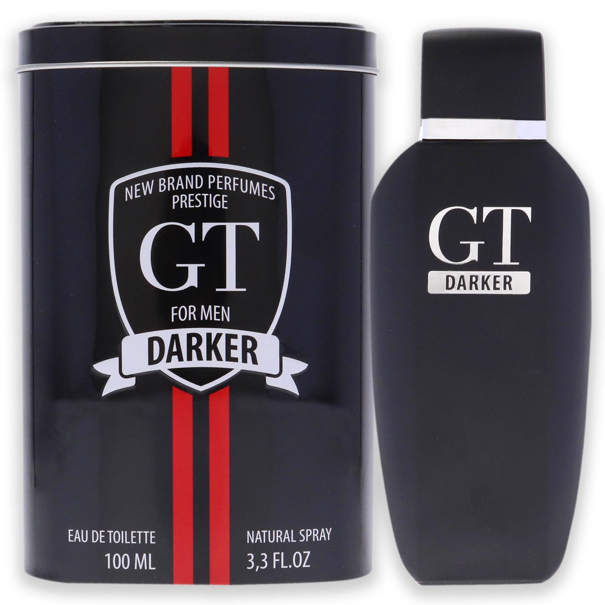 New Brand Perfumes GT Darker EDT Spray Men 3.3 oz