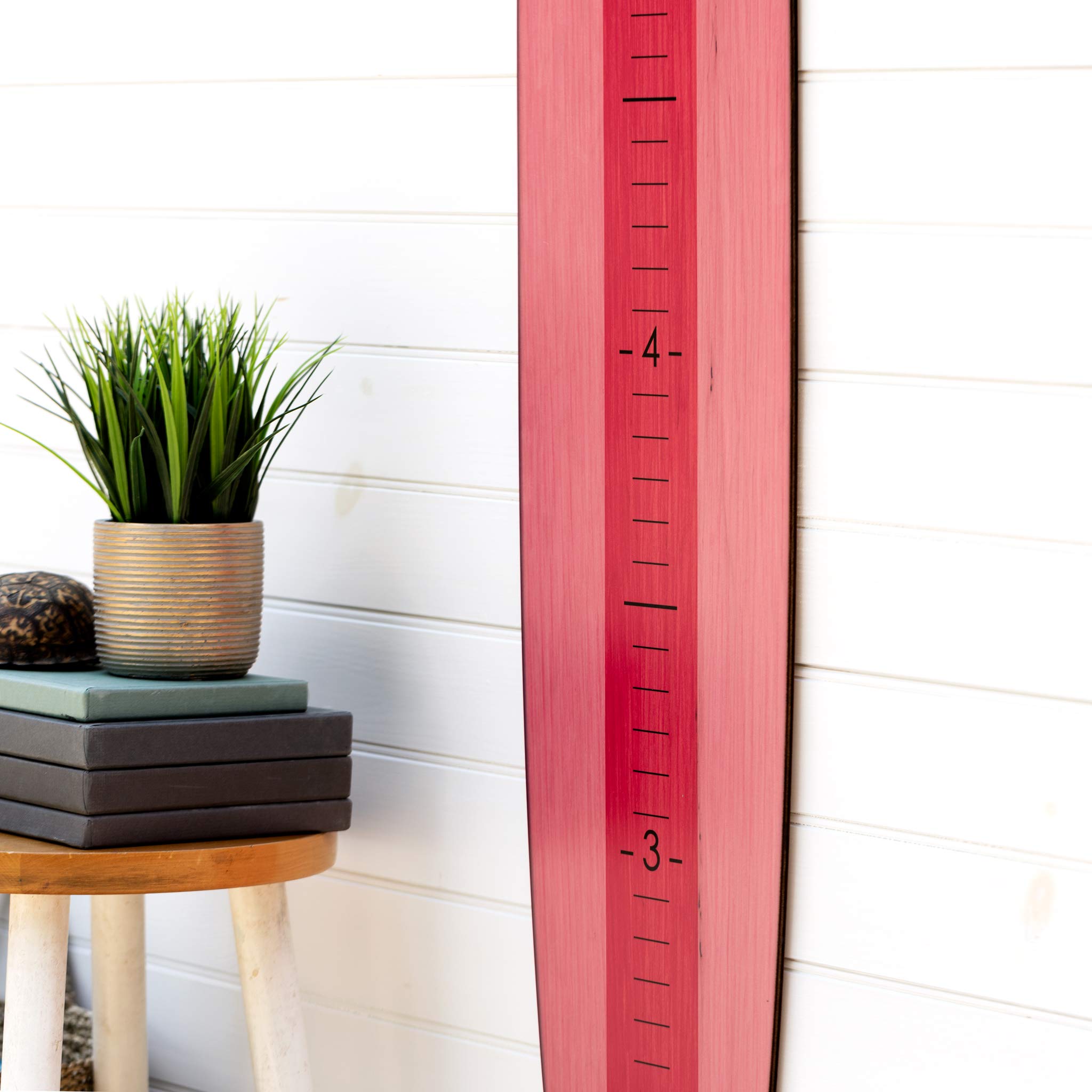 Headwaters Studio Surf Board Growth Chart - Wooden Surfboard Decor, Small Surfboard, Baby Growth Chart for Wall, Grow Chart, Baby Wall Growth Chart, Baby Measuring Board, Grow Chart for Wall Kids
