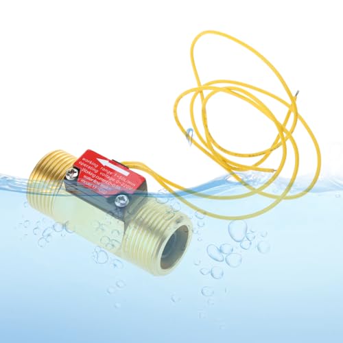 2x Brass Water Meter External Threaded Water Liquid Flowmeter Water Meter Fluidmeter For Water Heater Water Pressure