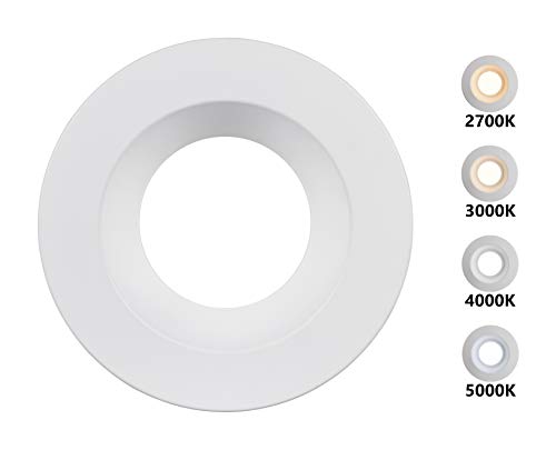 NICOR Lighting DLR565121203KWH LED Downlights, 1 Count (Pack of 1), White