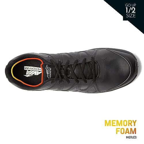 Avia Avi-Skill Non Slip Shoes for Men – Men's Work & Safety Footwear - Black, 10.5 X-Wide