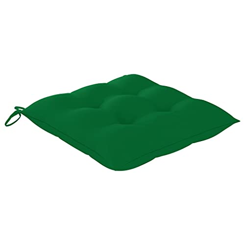 imasay Chair Cushions 2 pcs Green 15.7x15.7 x2.8 Fabric