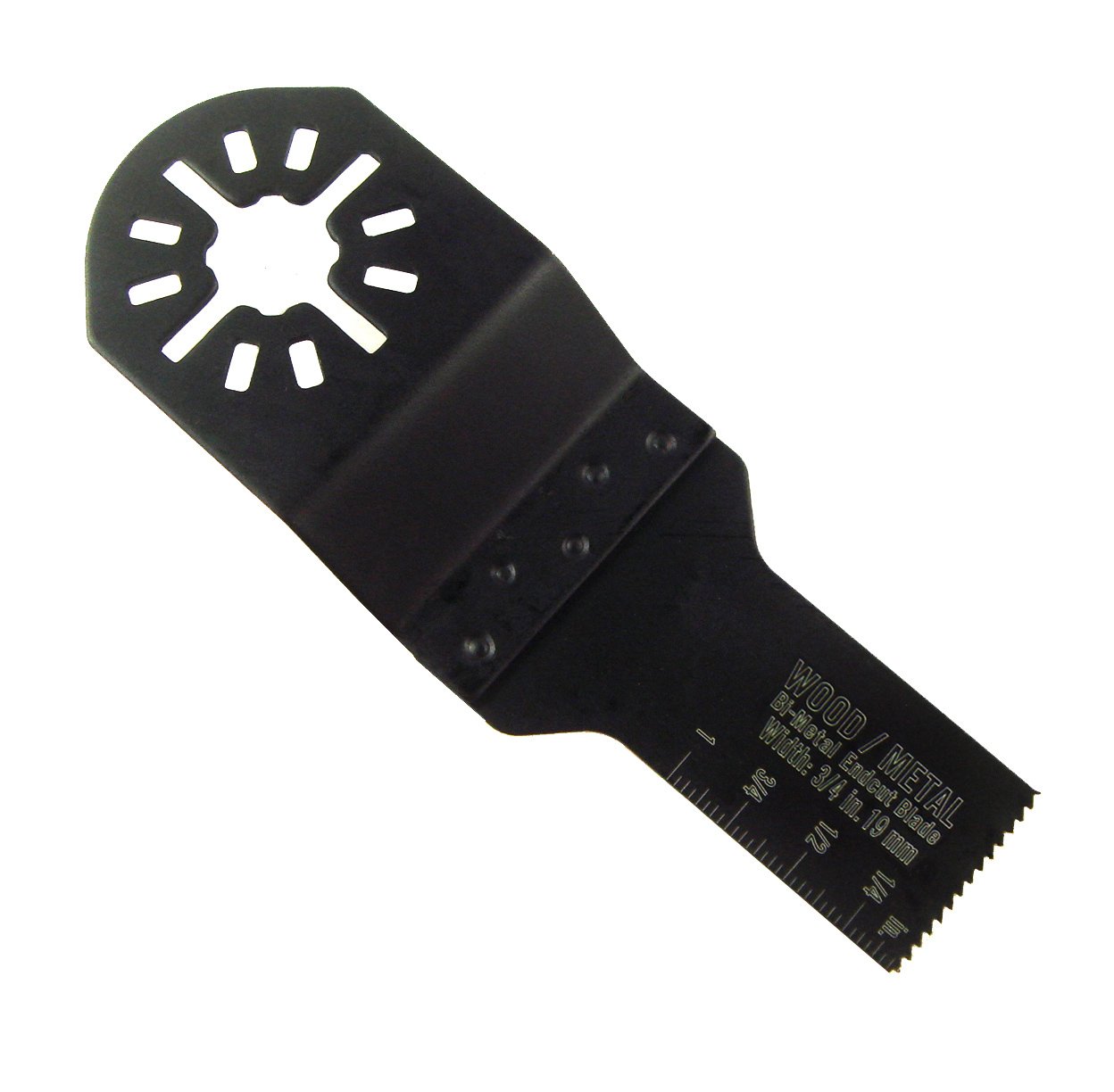 3/4" Bi-Metal Oscillating Blade with Universal Arbor for Fein, Dremel, Bosch, Ridgid, Ryobi, Milwaukee, Skil and More - 3 pack