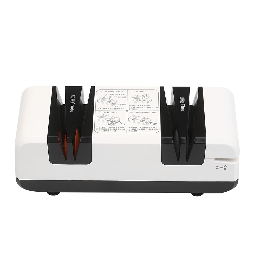 2800 r/min Electric Knife Sharpener Auto Professional Sharpening Kitchen Knives Safe with Non-Slip and Ergonomic Design 60W Chef's Choice ,for All Knives, Scissors Screwdriver Work Sharp