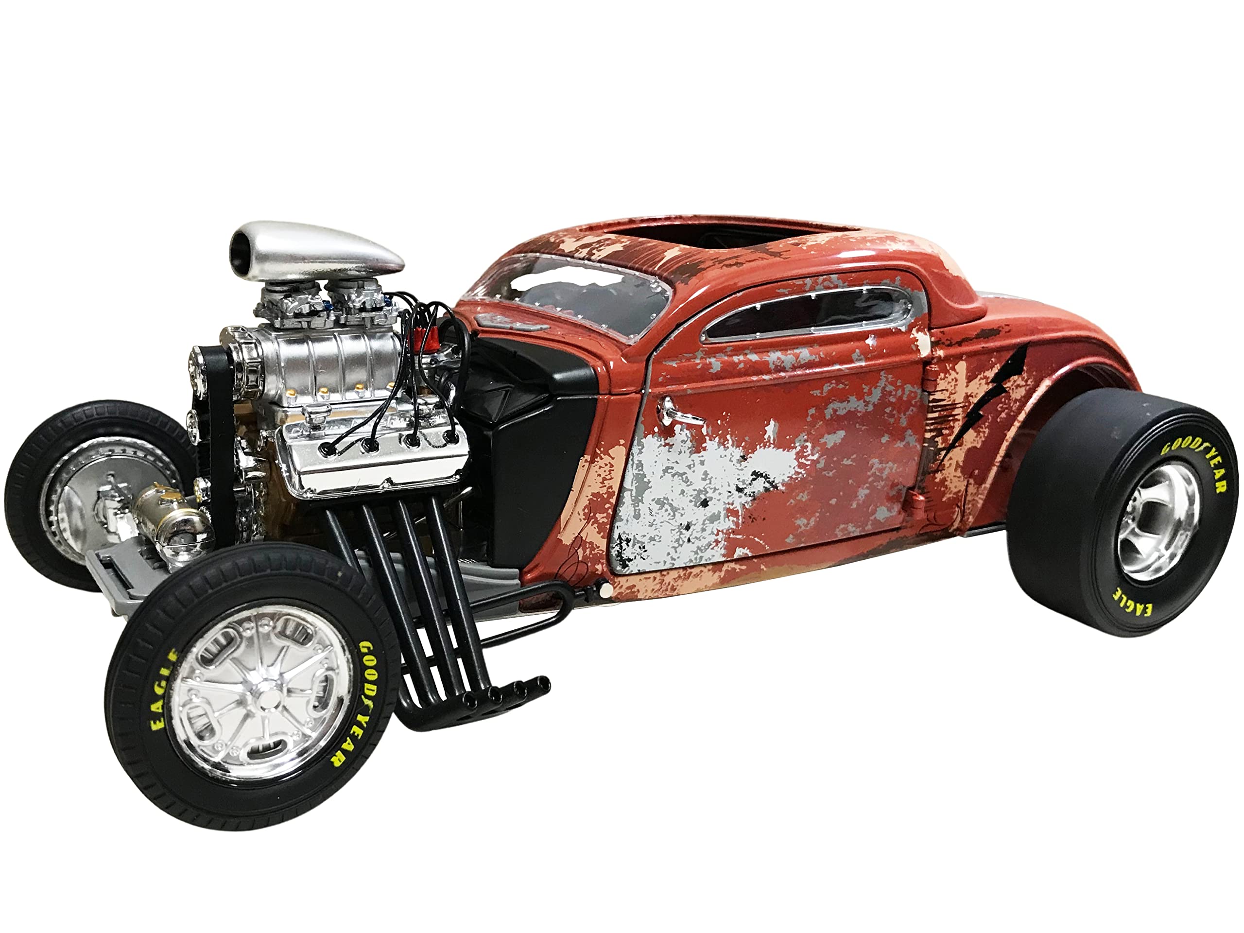 GMP 1934 Blown Altered Coupe Rusted Steel Limited Edition to 402 Pieces Worldwide 1/18 Diecast Model Car 18979