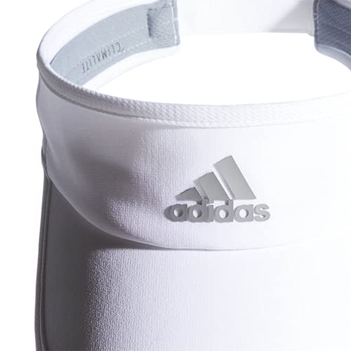 adidas Women's Superlite Visor, White/Light Onix, One Size