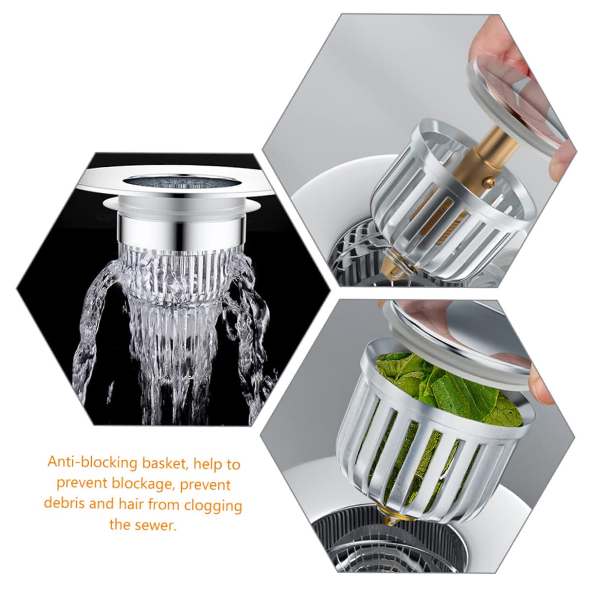 OSALADI 4pcs Kitchen Sink Stopper Strainer Filter Washbasin Plug Bathroom Sink Drainer Bathtub Drain Plug Bathroom Sink Stoppers Bathtub Sink Stopper Sink Plug Brass Toilet Plug