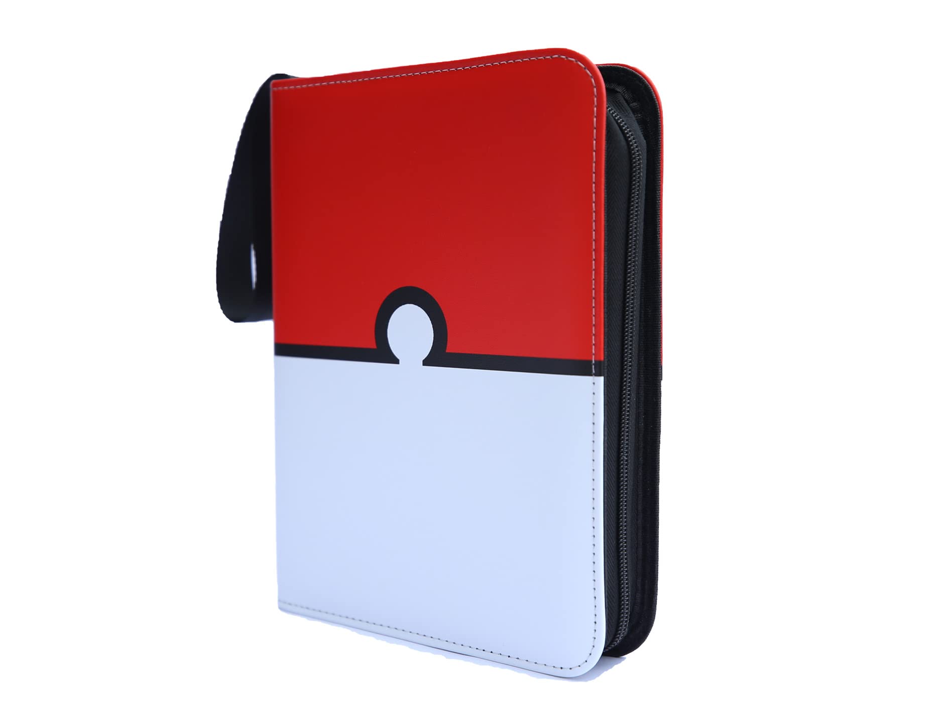 Binder for Pokemon Card Binder of 400 Card Collection/4 Pocket Card Binder/Trading Card Binder/Card Album with Zipper, 50 Sheets