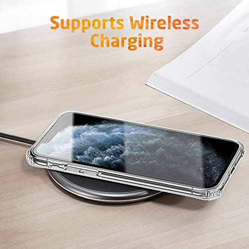 ESR Air Armor Case for iPhone 11 Pro Max Case, [Shock-Absorbing] [Scratch-Resistant] [Military Grade Protection] Hard PC + Flexible TPU Frame, for The iPhone 11 Pro Max (2019 Release), Clear