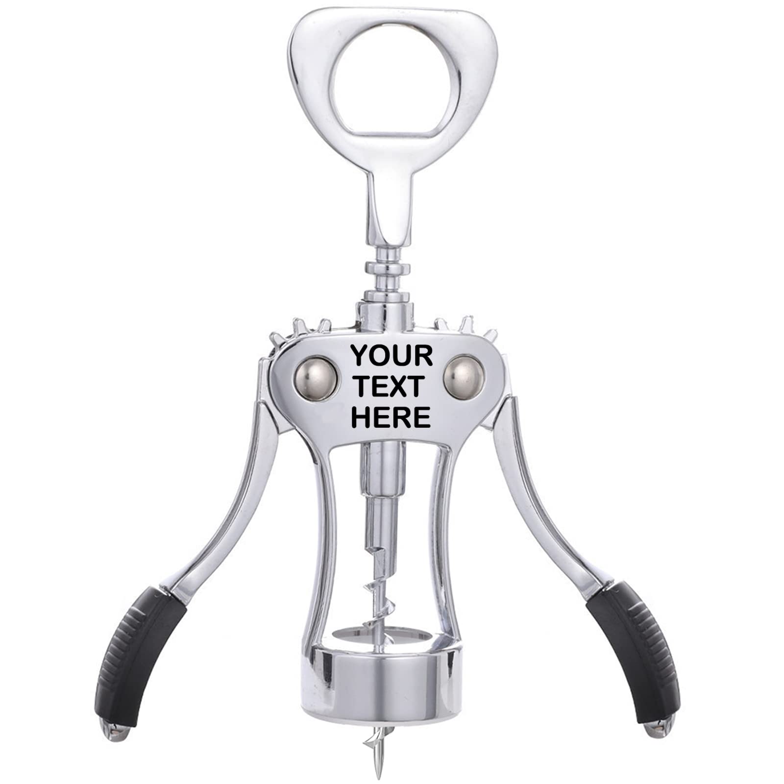 AIPNIS Personalise Wing Corkscrew,Multifunctional Wine Beer Bottle Opener,Custom Gift Corkscrew Suitable for Kitchen Castle Restaurant Bar,Wine Cork and Beer Cap Remover