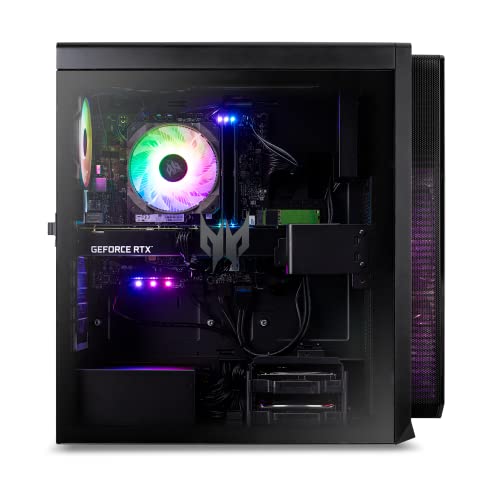 Acer Predator Orion 5000 PO5-650-UR12 Gaming Desktop | 13th Gen Intel Core i7-13700F 16-Core | NVIDIA GeForce RTX 4070 Ti | 16GB DDR5 | 1TB PCIe Gen4 SSD | Intel Wi-Fi 6E | RGB Keyboard & Mouse,Black