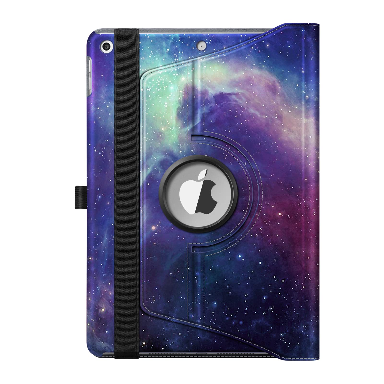 Fintie Case for iPad 9th / 8th / 7th Generation (2021/2020/2019), iPad 10.2 Inch Case -360 Degree Rotating Stand Protective Back Cover, Supports Auto Wake/Sleep, Galaxy