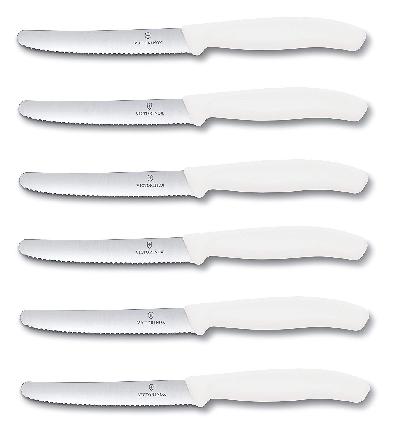 Victorinox - Tomato Knife 4.25-Inch White Limited Edition (White) (6 Pack)