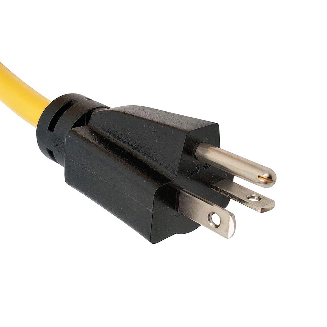 Parkworld 60578 Adapter Cord NEMA 6-20P 20AMP Plug to Twist Lock 20 AMP L6-20R Receptacle, 3FT