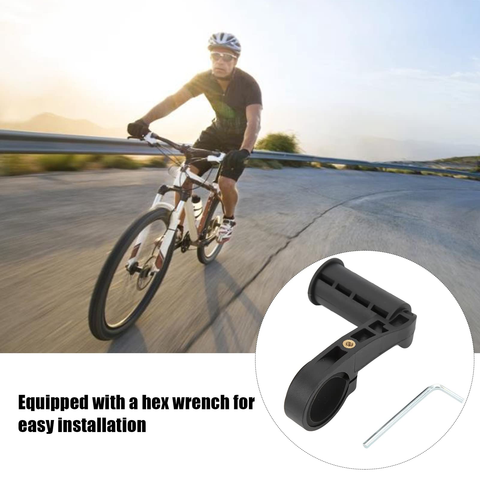 Adjustable MTB Stem with Wrench for Handlebar , Mountain Bike Handlebar Riser Extender for MTB Road City Bike Bicycle