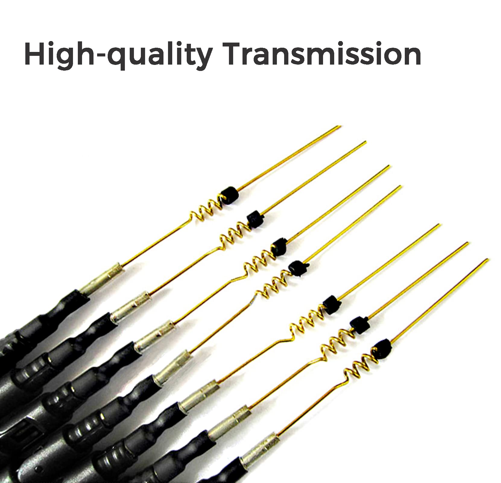 Fosi Audio Bluetooth Antenna WiFi SMA Male PC 2.4GHz 6dBi Single Band Boost Bluetooth Audio Range for Home Office Wireless Network Router IP Camera Amplifier Wireless Range Extender 2 Pack (SMA-Male)