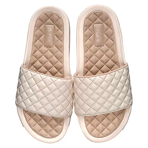 Athletic Propulsion Labs Women's Lusso Slide, Creme/Rose Dust, 8
