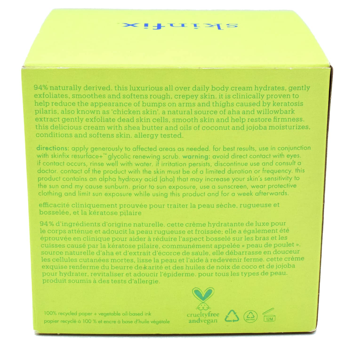 Skin Fix Skinfix Resurface AHA Renewing Cream 10 oz
