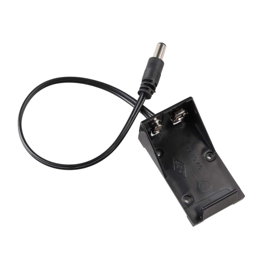 2Pack 9V Battery Clip Connector Cable with Holder Box for Arduino UNO R3 Mega 2560 Power Module 6F22 6LR61 mn1604 pp3 Baterries