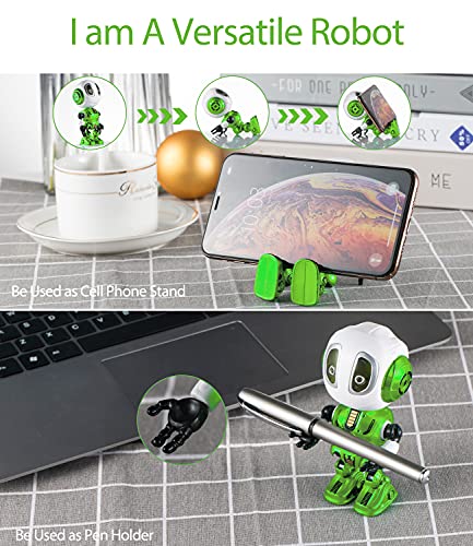 Aubllo Robots for Kids Toys Stocking Stuffers for Boys Girls-2022 Mini Talking Interactive Robots with 10 Hours Working Time USB Charging Led Eye Kids Toys for Boys Girls (Fruit Green)