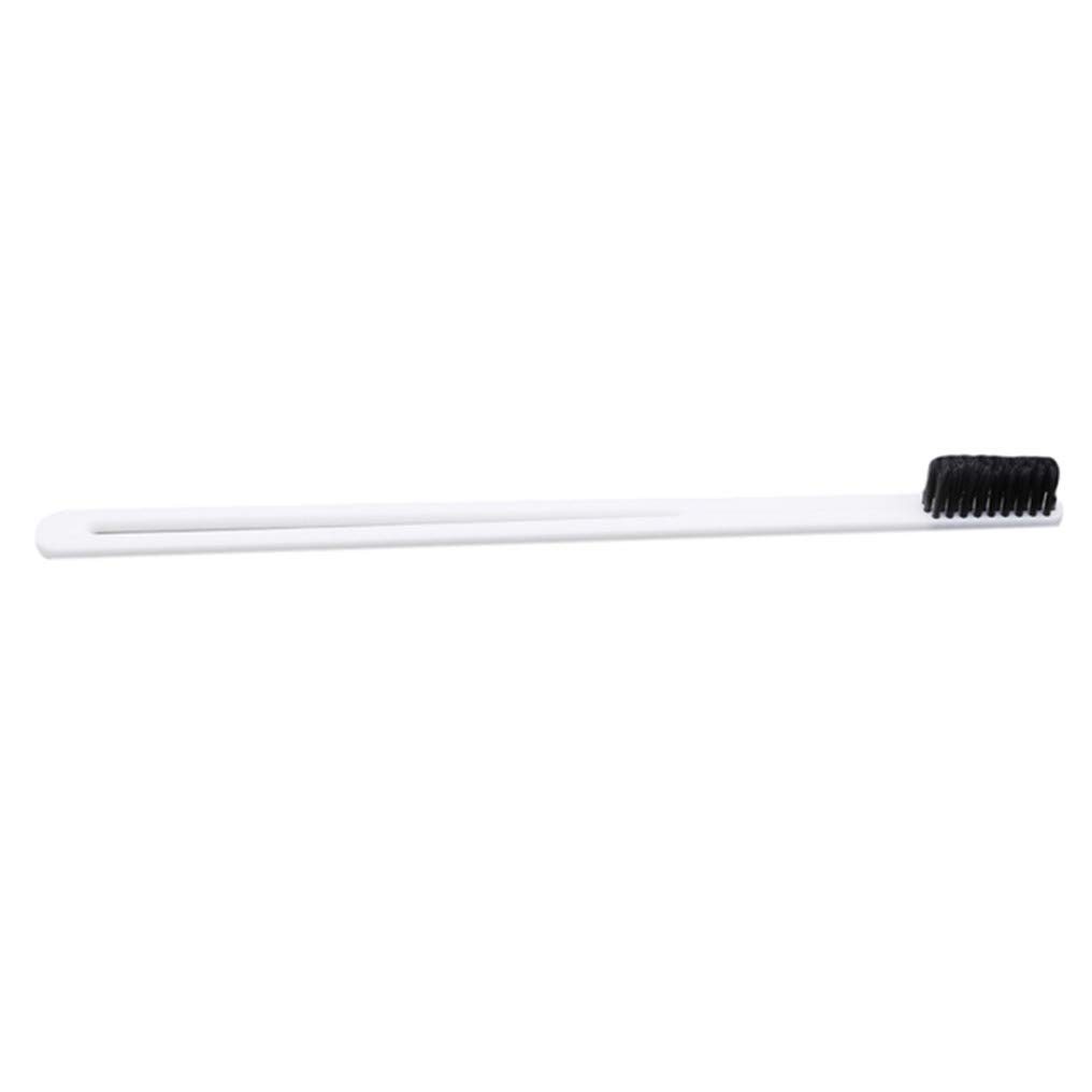 GUAngqi Simple Style Toothbrush Travel Portable Hygiene Oral Adults Disposable Toothbrush Hiking Tooth Brush Cleaning Tools Hotel Cheap Toothbrush,White,Plastic
