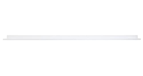 InPlace 47.24" W x 4.5"D x 3.5"H White Picture Ledge Shelf 9602056E