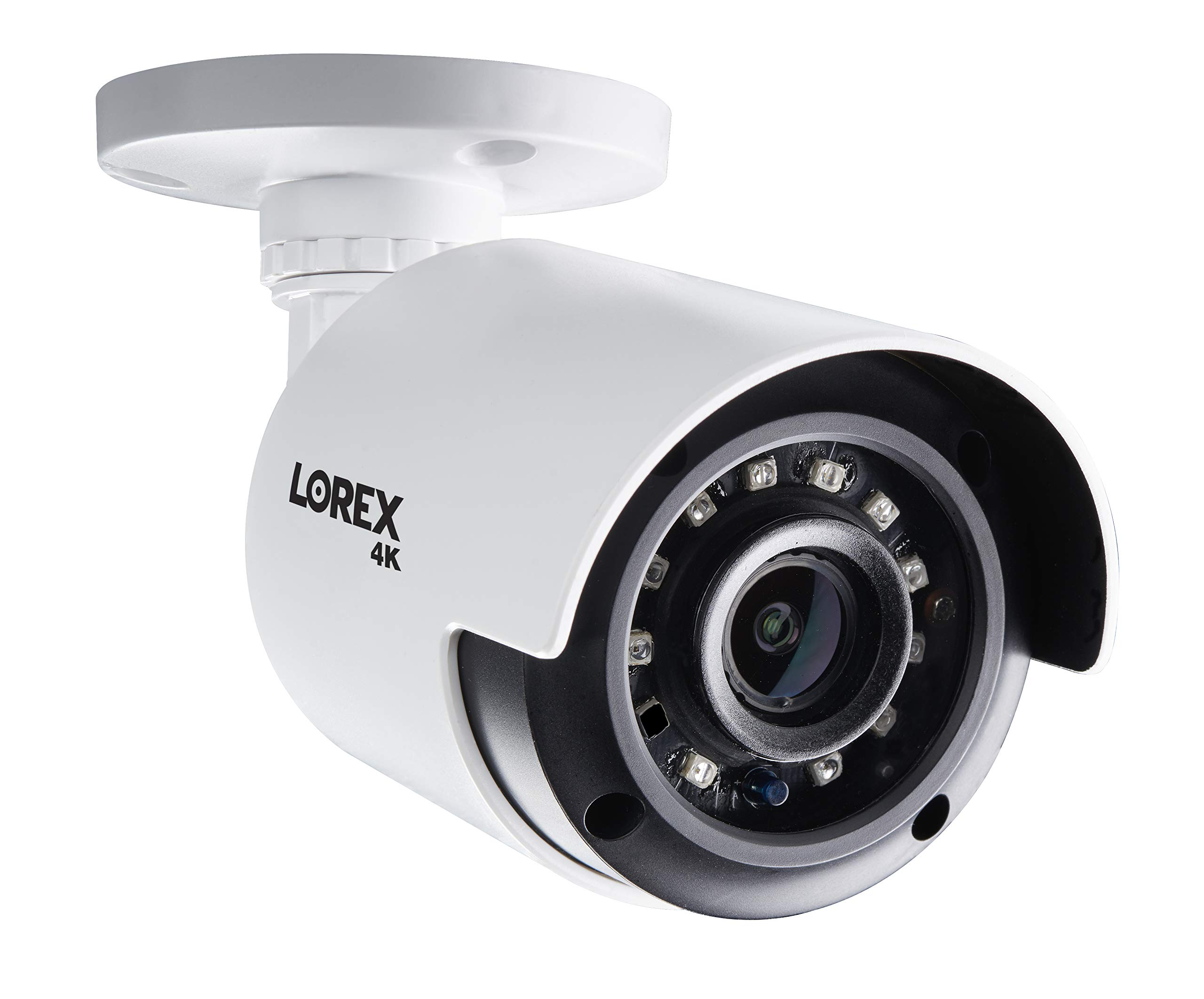 Lorex 4K Security Camera System, Ultra HD Indoor/Outdoor Analog Wired Bullet Cameras with Motion Detection Surveillance, Color Night Vision & Smart Home Compatibility, 1TB 8 Channel DVR, 4 Cameras