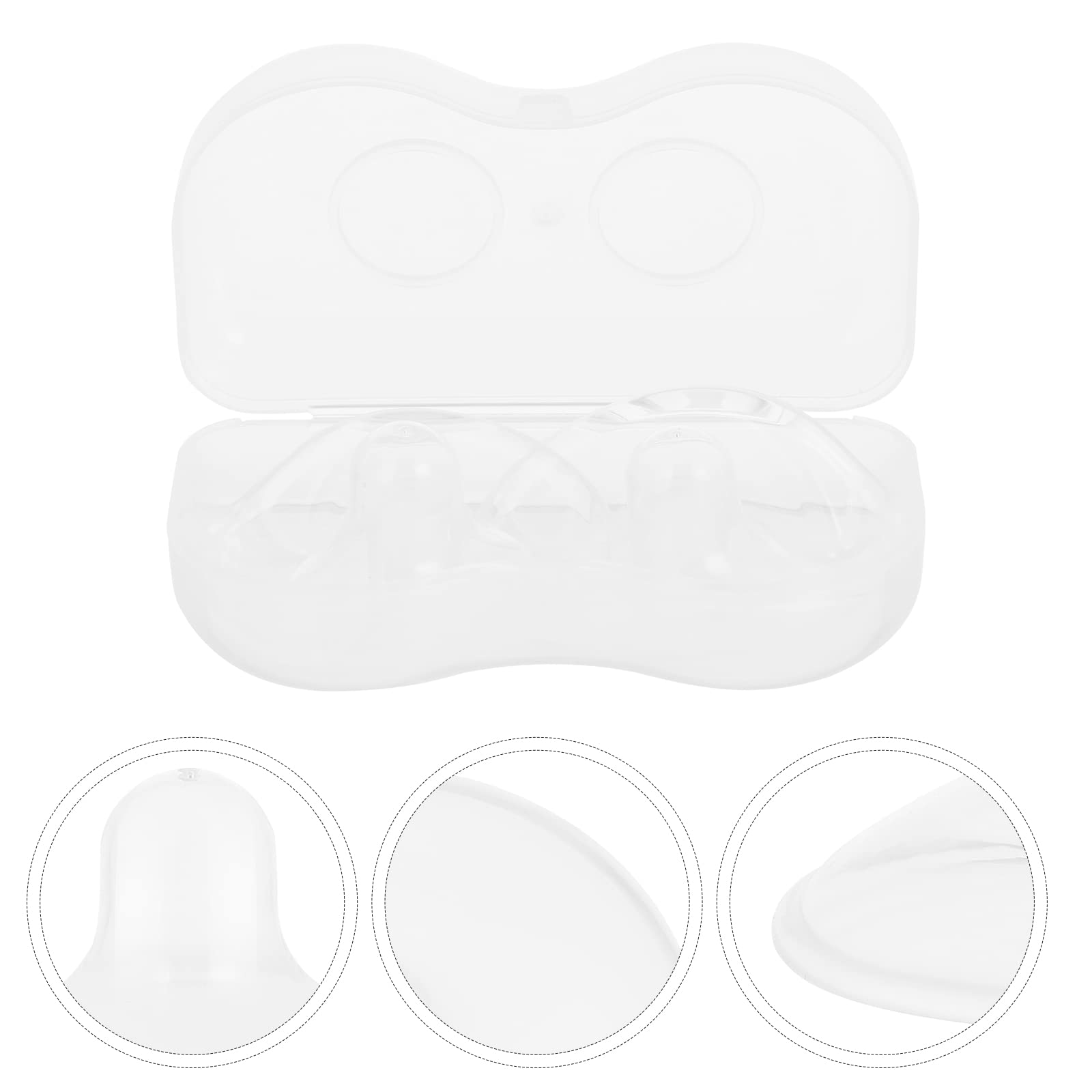 Nipple Shield 4pcs Silicone Nipple Shield Cover Set Breastfeeding Nursing Shield Protector for Women