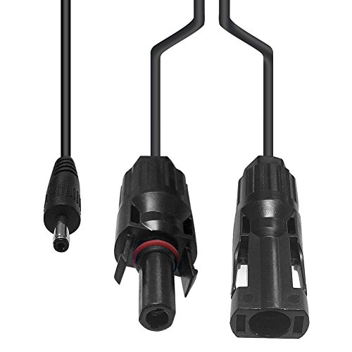 ACOPOWER 5.5mm x 2.1mm with Solar Connector Female/Male for Solar Panel Connecting,220wh Generator DC Adapter