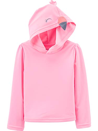 Simple Joys by Carter's Girls' Baby and Toddler 2-Pack Rashguards, Aqua Blue/Pink, 3T