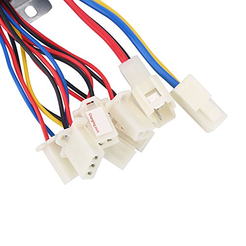 24V Brushed Motor Controller,Alomejor 24V 500W Controller Motore Spazzolato, Brush Motor Controller, 24V 500W Brushed Speed Motor Controller Box for Electric Bicycle Scooter E-Bike