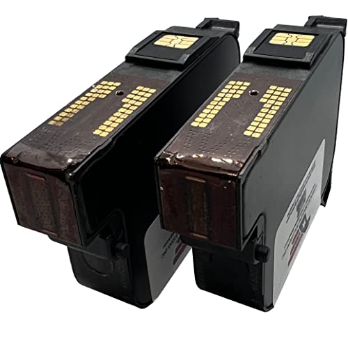 FP PostBase PIC40 High Capacity Fluorescent Red Ink Cartridge Set Franco Postalia