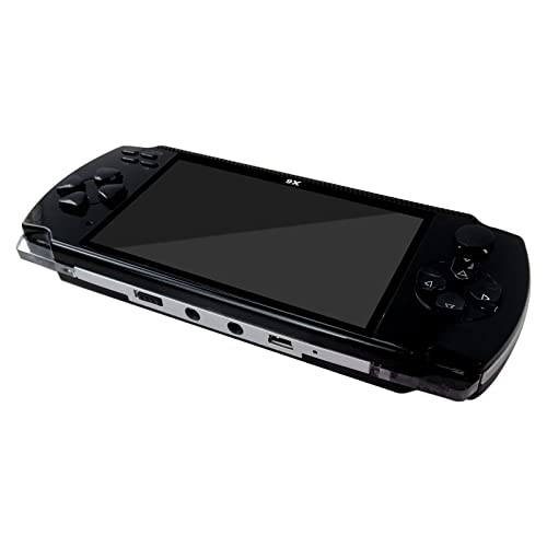 4.3'' Retro Portable Mini Handheld Video Game Console 8GB 128-Bit LCD Kids Color Game Player Built-in 10000 Games(Black), US Ship