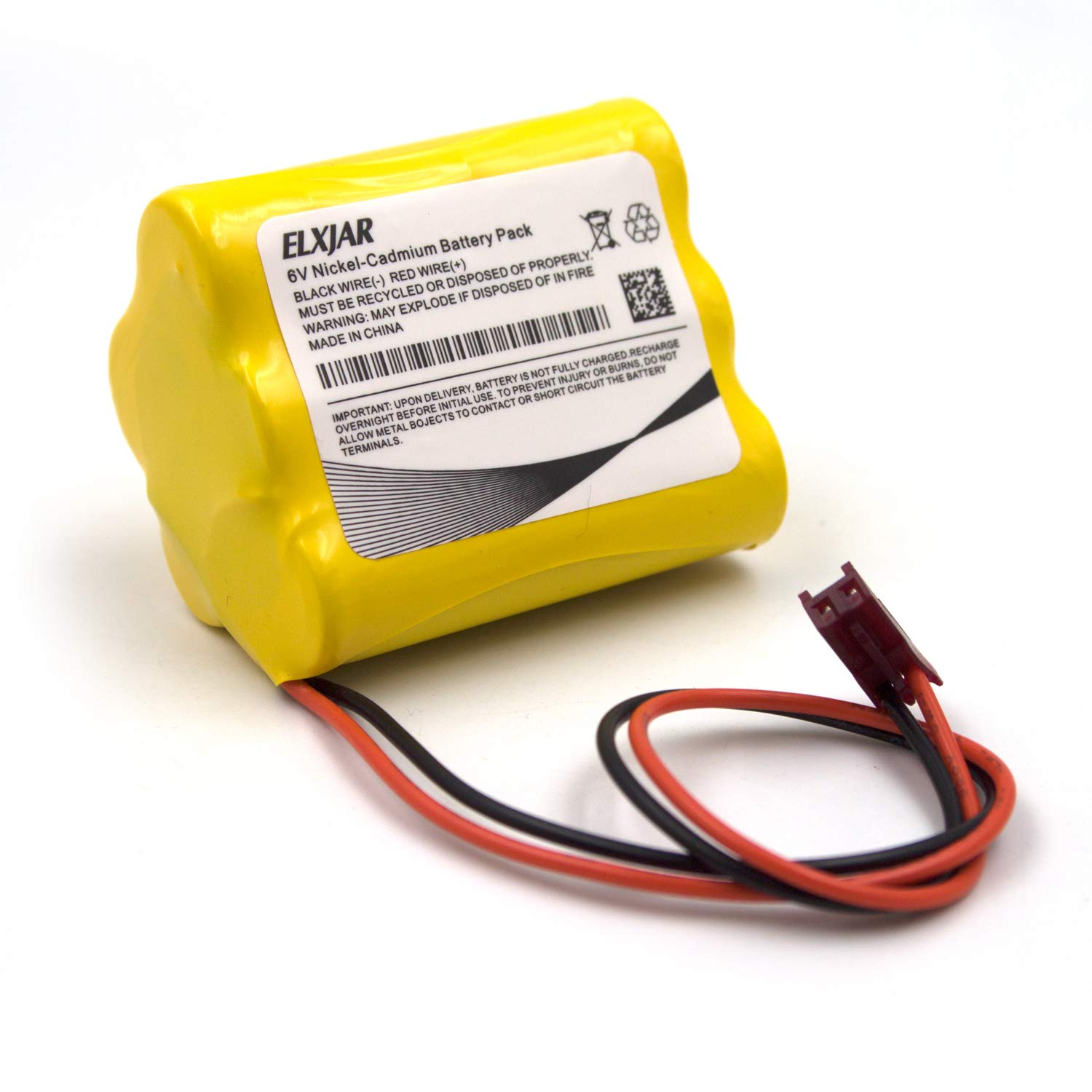 YUTSUJO (2-Pack) 6V AA Ni-CD Battery Pack Replacement for Sure-Lite 026-149, SL026-149, S/L 026-149, ANIC1204, Energizer 41B020AF17201, Dantona CUSTOM-55 Emergency Lighting