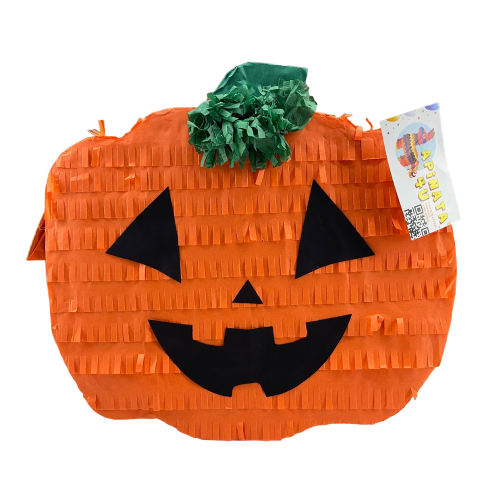APINATA4U Jack-O-Lantern Pinata, Fun Halloween Party Decoration & Game, Spooky Season Party Favor, Pumpkin Pinata for Halloween Themed Birthday, Kids Halloween Party Supplies, 15 X 17 X 4 Inches