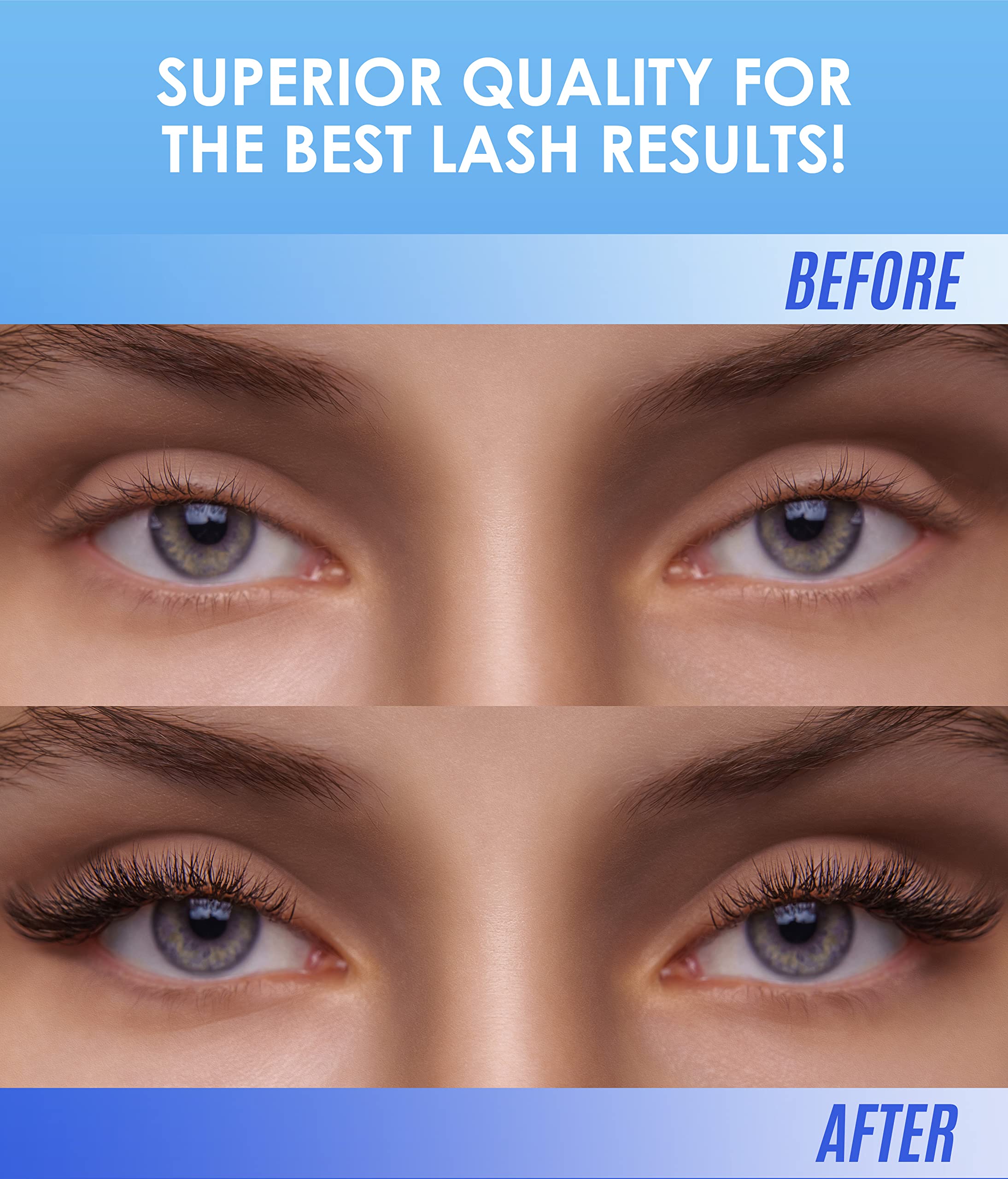 Extra Strong Evolution Eyelash Extension Glue Stacy Lash (0.17fl.oz/5ml)/1-2 Sec Dry/Retention – 8 Weeks/Professional Supplies/Black Adhesive