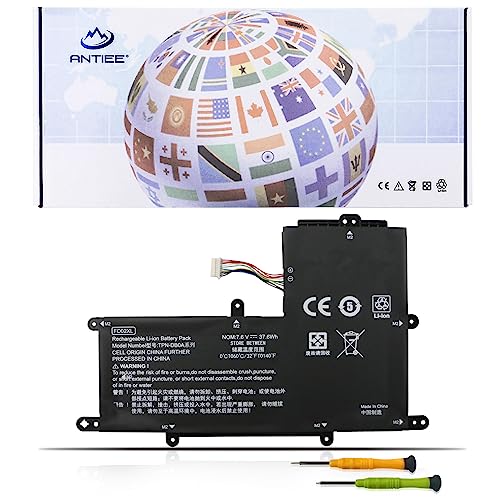 ANTIEE FO02XL L97355-005 L97353-2D1 Laptop Battery for HP Chromebook 11A 11A-NA 11A-NA0001NI 11A-NA0002NI 11A-NA0002MU 11A-NA0010NR 11A-NA0030NR 11A-NA0500SA 11A-NA0800NO 11A-NA0200ND TPN-DB0A 37.6Wh