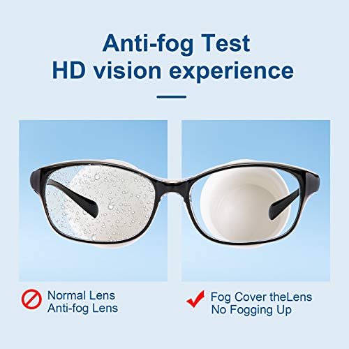 Zoldag Anti Fog Safety Goggles Glasses for Women Blue Light Blocking Eye Protection With Side Shields Safety Glasses