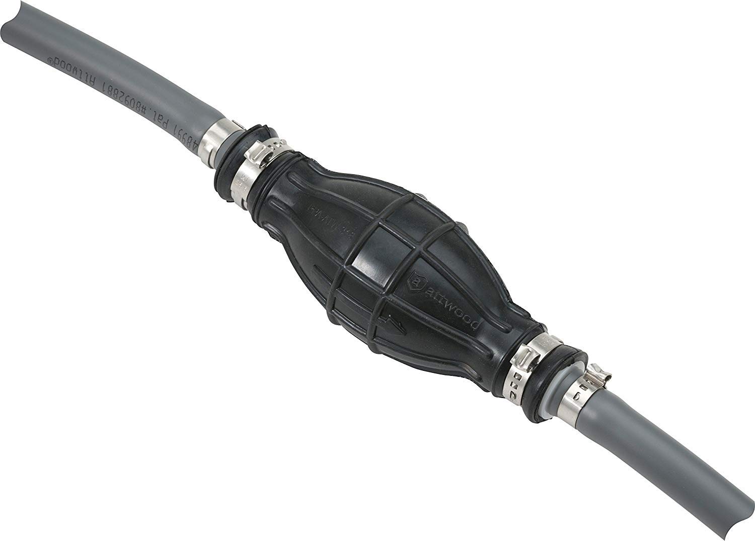 Attwood 93806YUS7 Marine Boat Fuel Line Kit with Universal Sprayless Fuel Connector, 6-Foot x 3/8-Inch - Yamaha