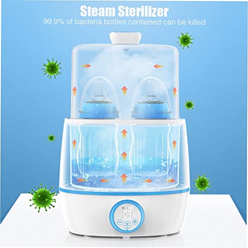 Baby Bottle - Baby Bottle Warmer: Double Bottle Warmer Fast Milk Warmer for Breastmilk feeding or Formula with Timer LCD Display Accurate Temperature Control Defrost & Keep Baby Food Heating BPA-Free